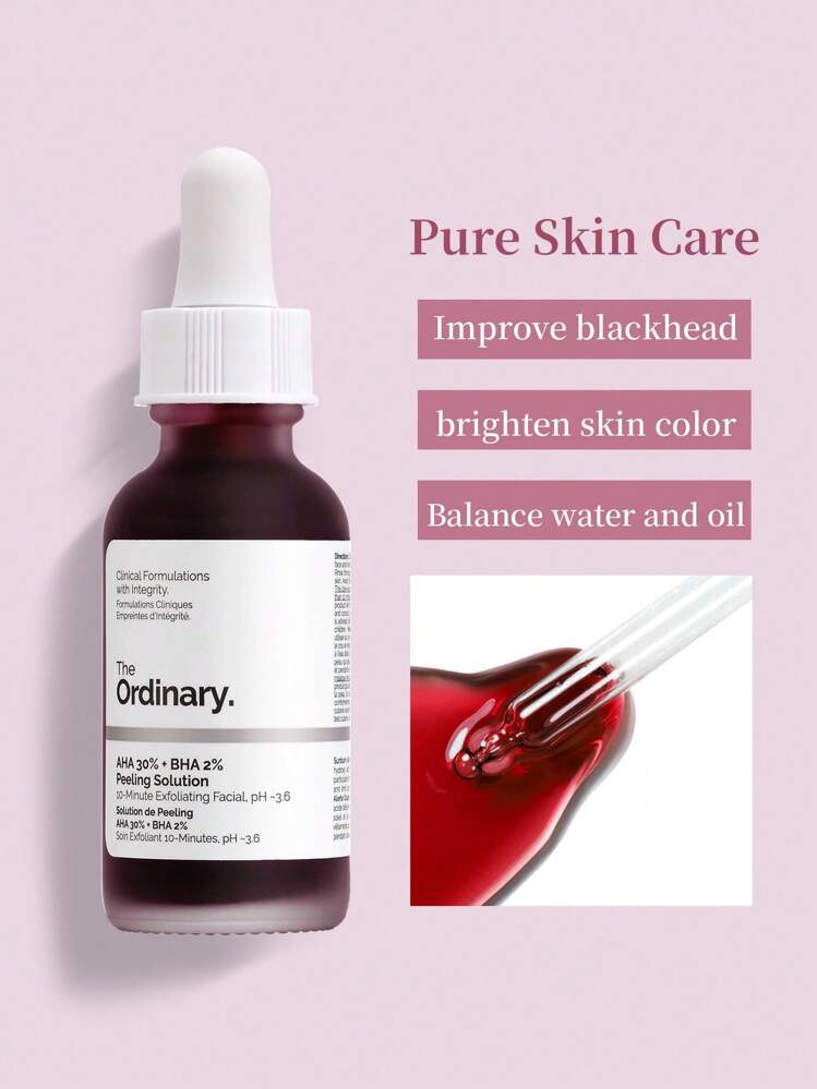 The Ordinary | AHA 30% + BHA 2% Peeling Solution – BEAUTYiNPK