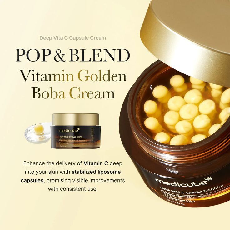 Medicube deep vitamin c capsule cream 50ml – BEAUTYiNPK