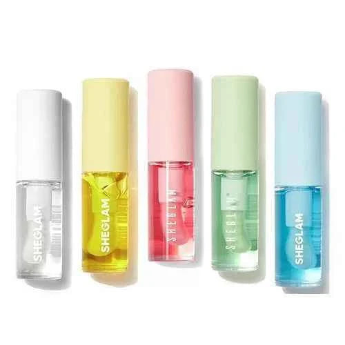 SHEGLAM LIP OIL Set of 5 – BEAUTYiNPK